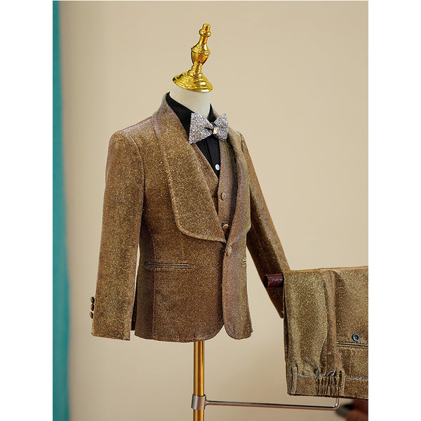 Boys Champagne Sparkling Suit Birthday Suit – marryshe