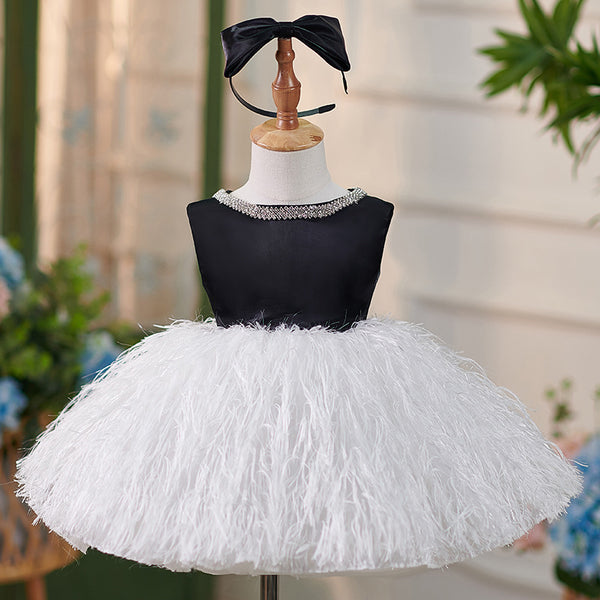 Lovely Baby Girl Formal Party Dress Girl Fluffy Pageant Princess Dress ...
