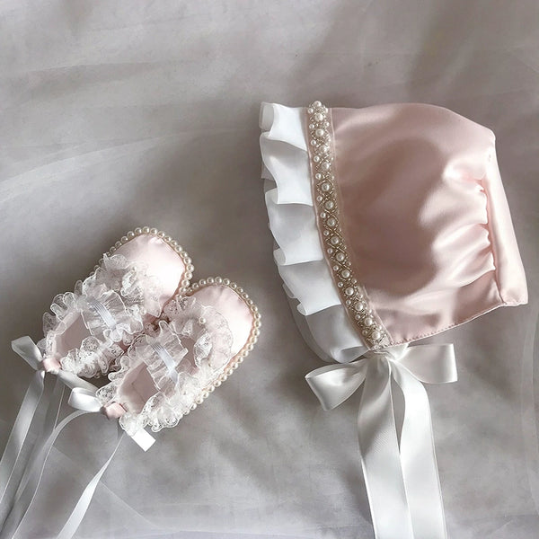 Baby Pearl Soft Hat Baby Shoes Set – marryshe