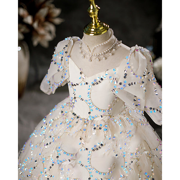 Baby Girls Wedding White Princess Dress – marryshe
