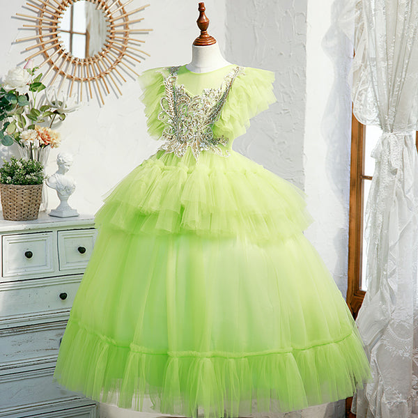 Flower Girl Dress Little Girl Easter Dress Pageant Costumes Wedding Pr ...