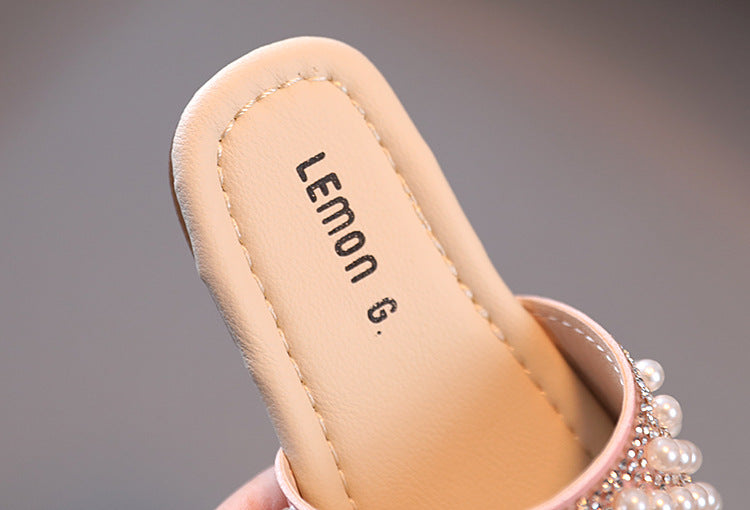 Children's Bead Beach Shoes Slippers – marryshe